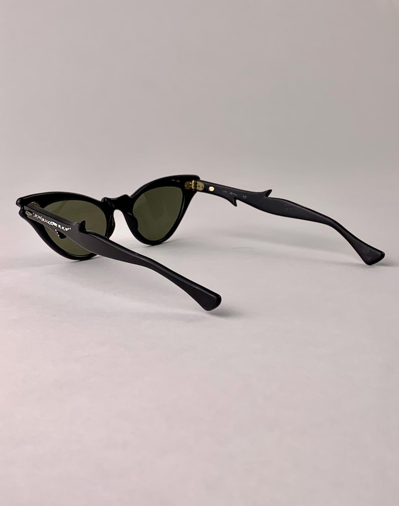 1950'S Cat Eye Sunglasses - Wicked Double Pointed Frames With Aurora ...