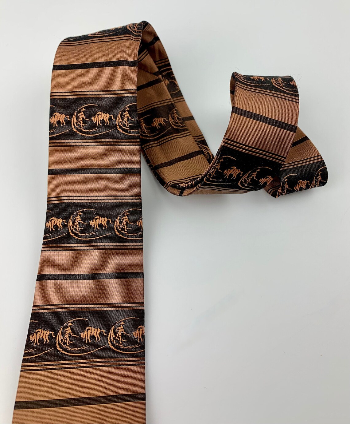 1960's MOD Tie - Matador With Bull - Novelty Print - Top Drawer Fine ...