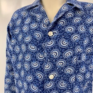 1940'S Pajama Lounge Shirt - TEXTRON - Silky Cold Rayon - Old Hollywood ...