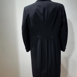 Vintage Cut-away TAILS TUXEDO Jacket - Quality Wool - Satin Notched ...
