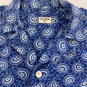 1940'S Pajama Lounge Shirt - TEXTRON - Silky Cold Rayon - Old Hollywood ...