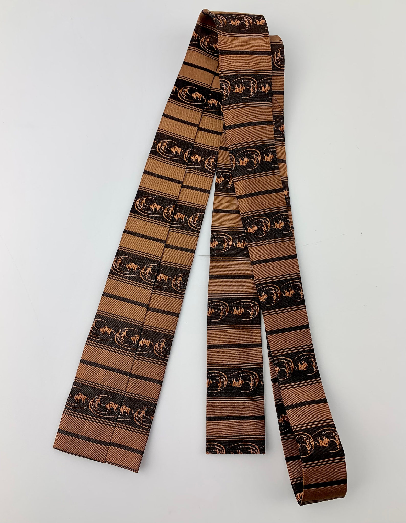 1960's MOD Tie - Matador With Bull - Novelty Print - Top Drawer Fine ...
