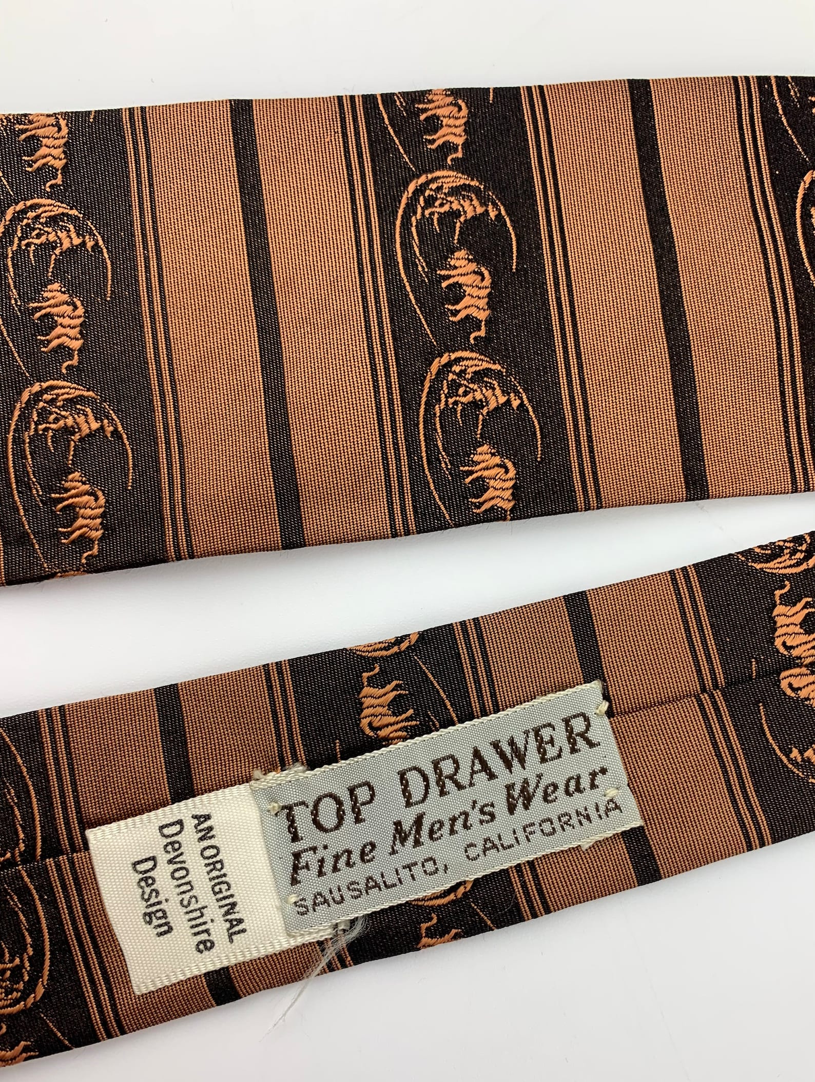 1960's MOD Tie - Matador With Bull - Novelty Print - Top Drawer Fine ...