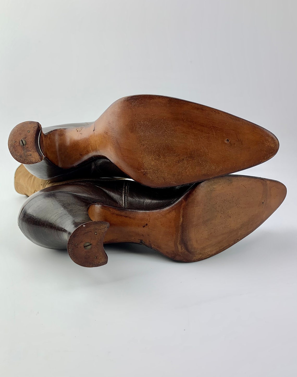 Authentic 1890's -1900 Victorian High Top Boots - Canvas & Fine Leather ...