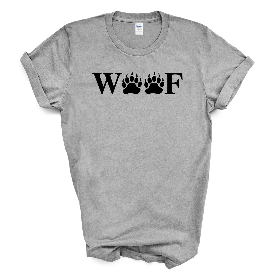 WOOF Bear Paws T Shirt - Gay Bear Pride - Etsy