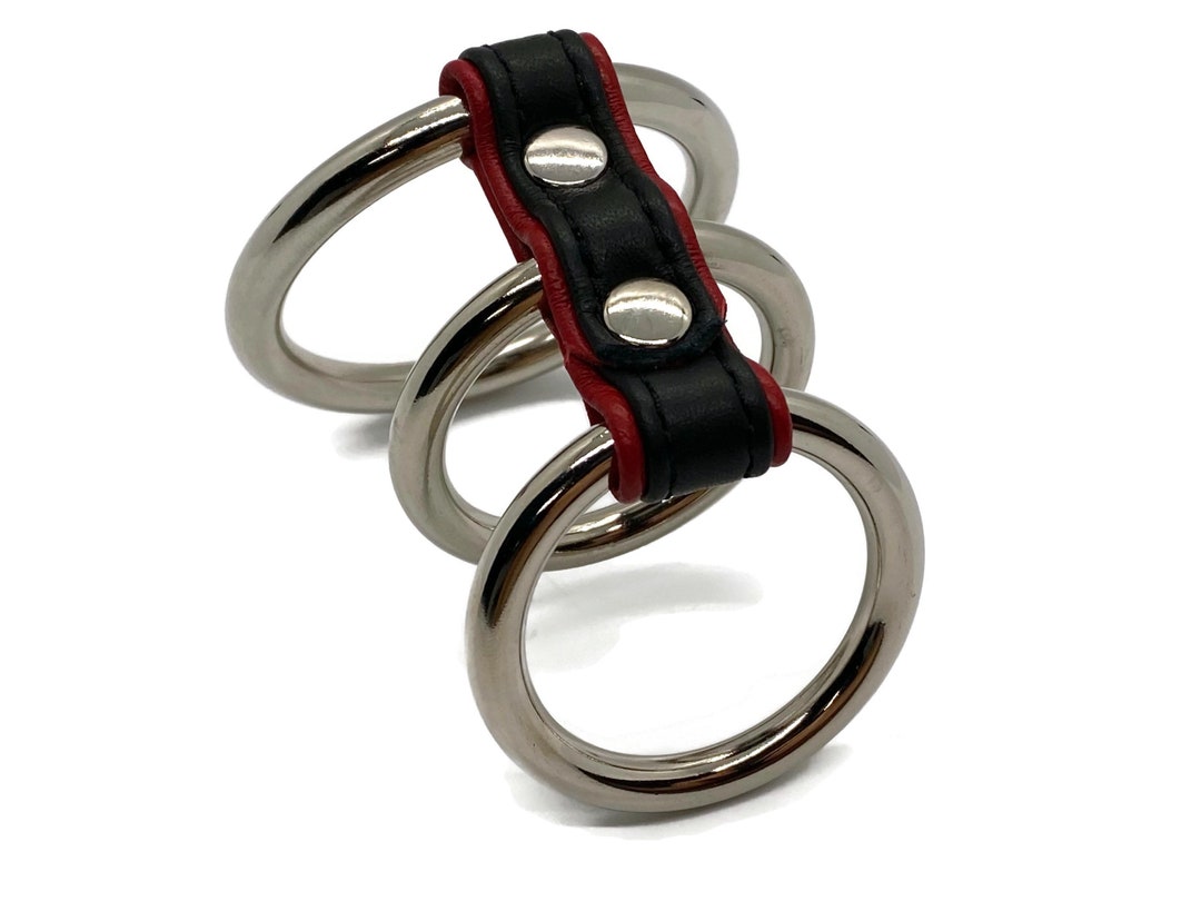 Red/black Gates of Hell 3 Nickel Rings - Etsy