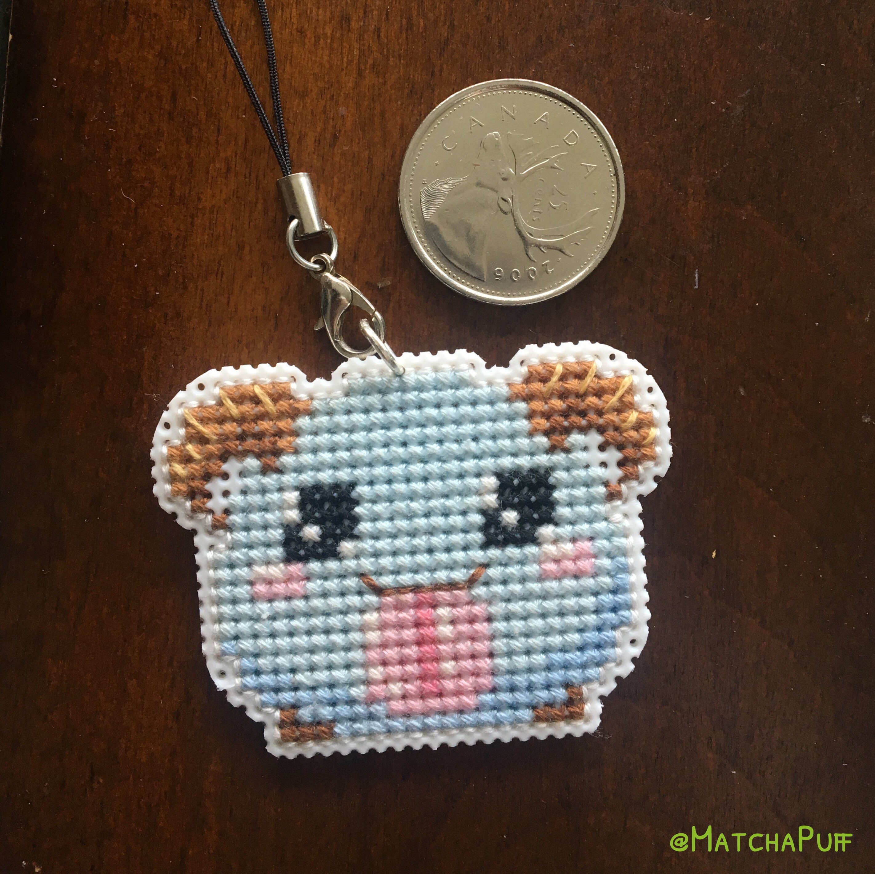 Poro league of Legends DIY Keychain Cross Stitch Kit | Etsy