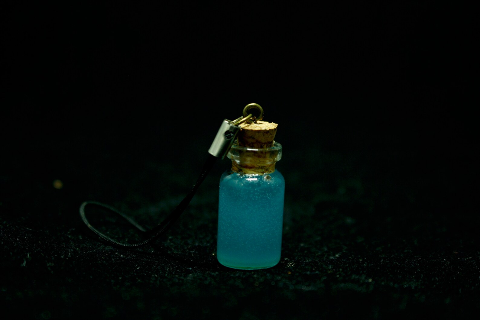 Glow in the Dark Bottle Cellphone Charm - Etsy