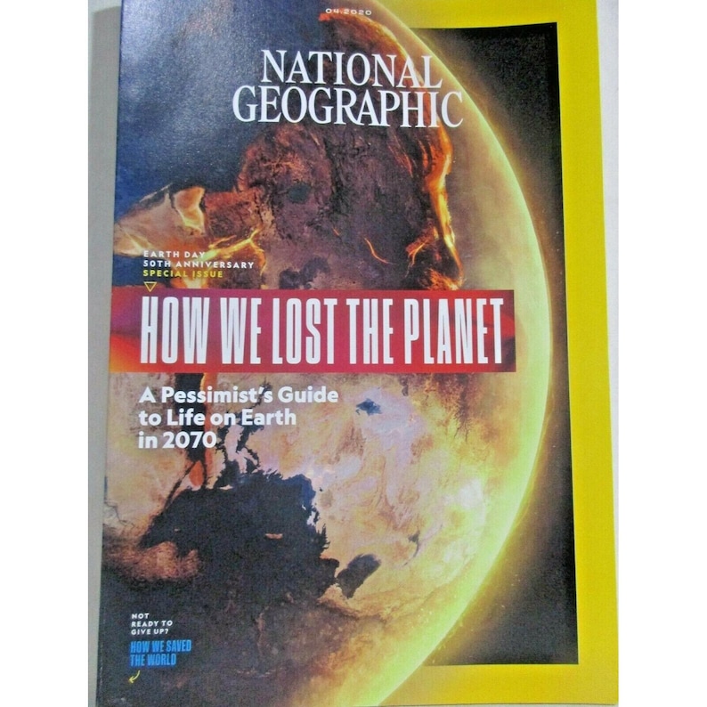 National Geographic Earth Day 50th Anniversary Special Issue 4 - Etsy