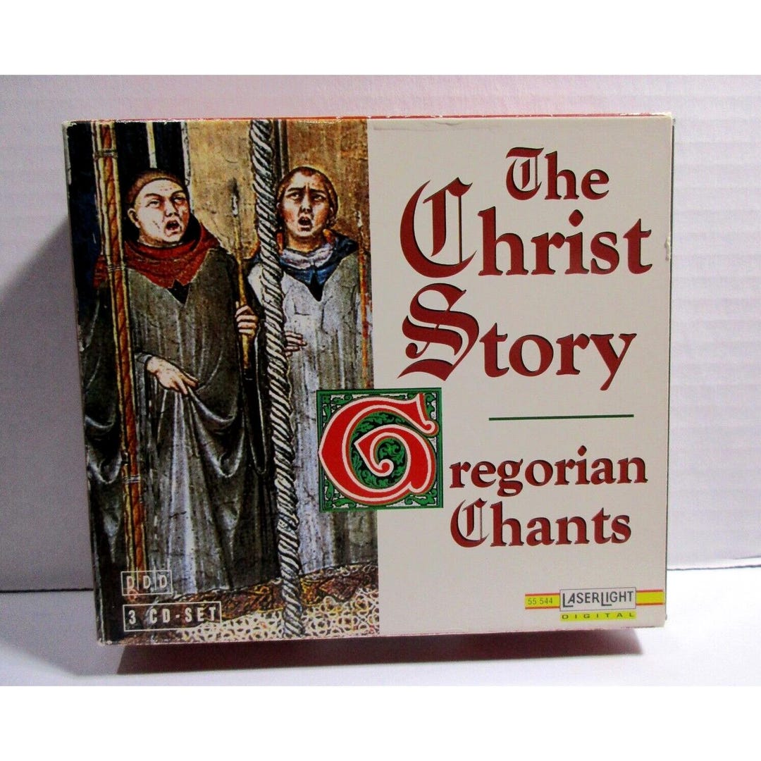 The Christ Story Gregorian Chants 3 CD Boxed Set 1995 Chants Easter ...