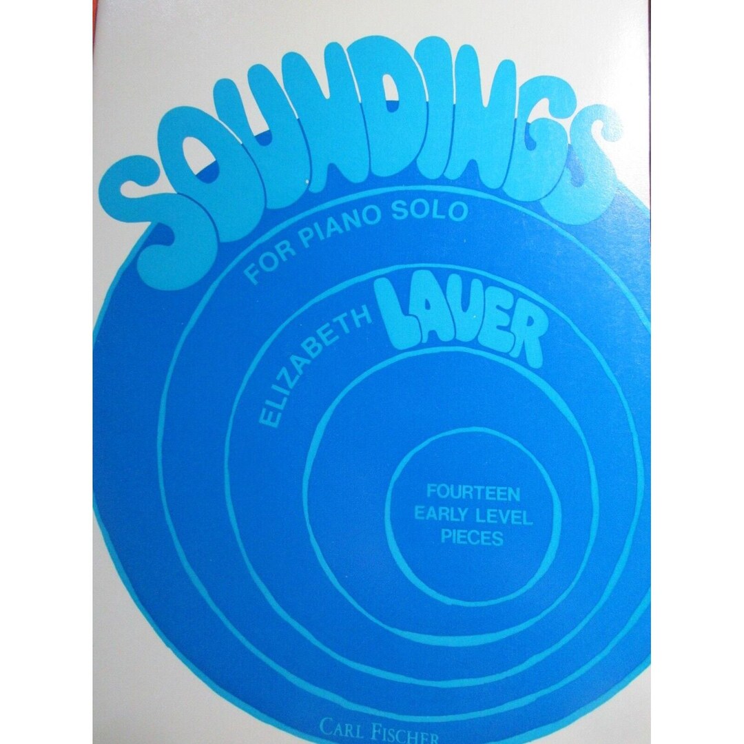Sheet Music/songbook - Soundings for Piano Solo by Elizabeth Lauer 14 ...