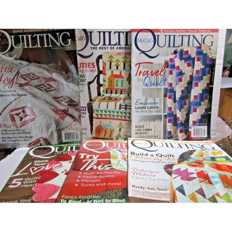 Lot of 6 - Mccalls Quilting: the Best of American Quilting 2021 ...
