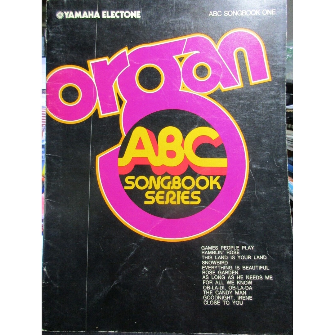 Yahama Electone Edition Organ ABC Songbook One Series 1973 Hal Leonard ...