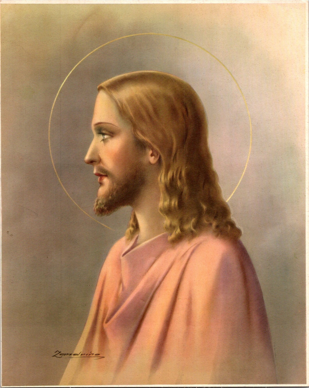 Portrait of Jesus Christ - Digital Religious Print 8" X 10" - Etsy