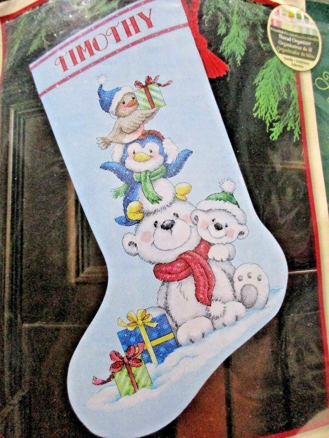 Dimensions Stack of Critters Stocking Counted Cross Stitch - Etsy