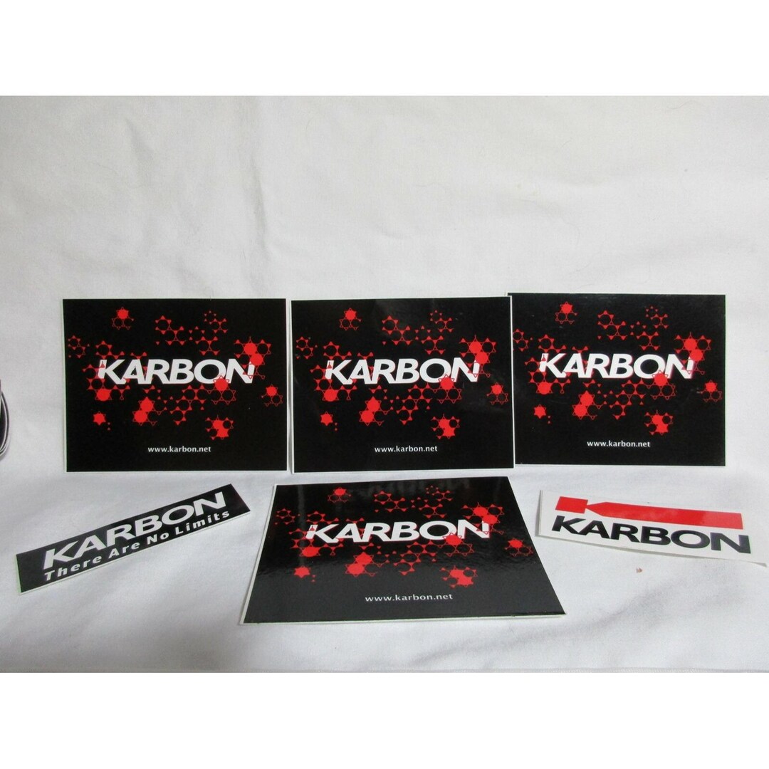 Lot of 6 - KARBON Decal/sticker "there Are No Limits" Ski Wear - Etsy