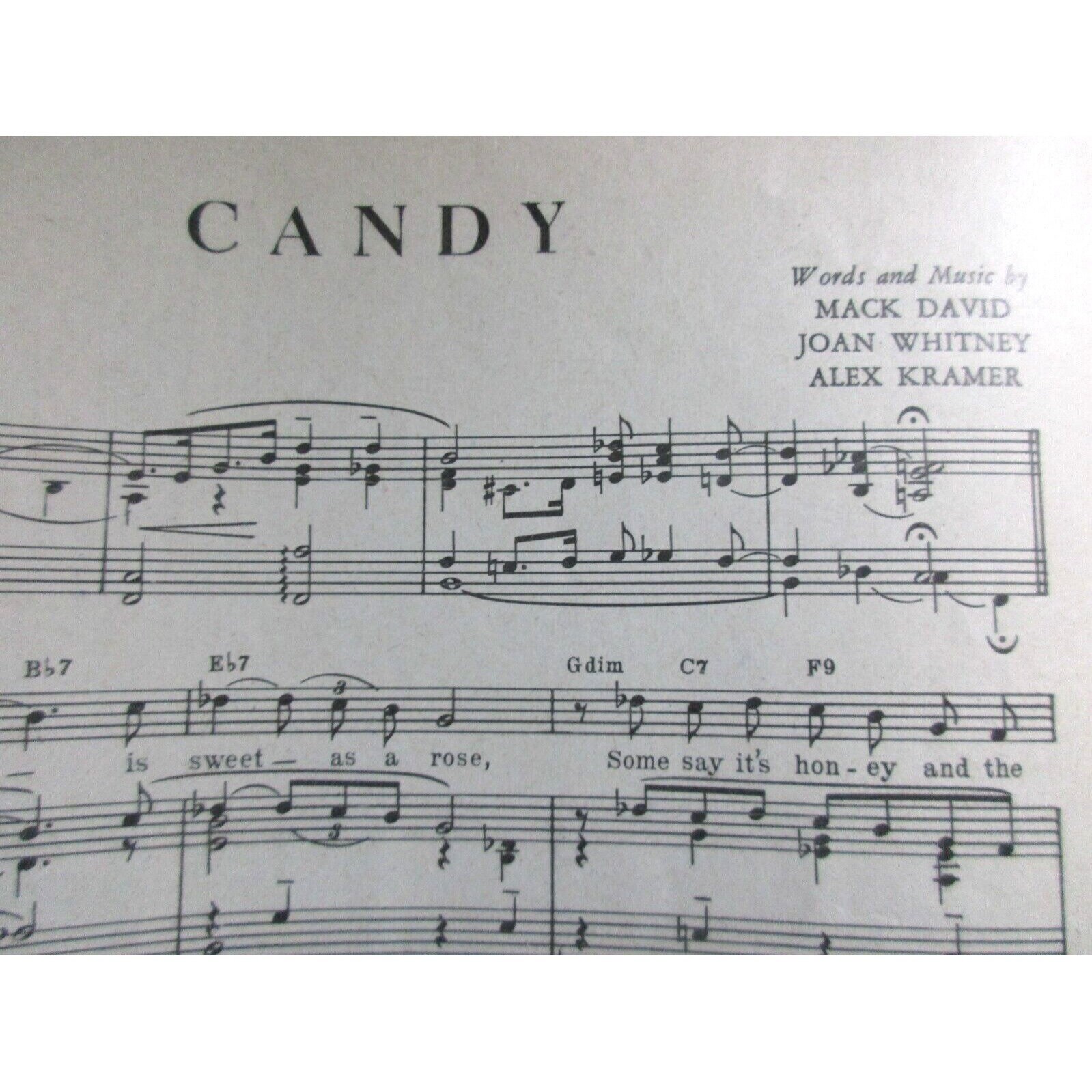 1944 Candy Sheet Music Charlie Spivak & Orchestra Key of B Flat Leo ...