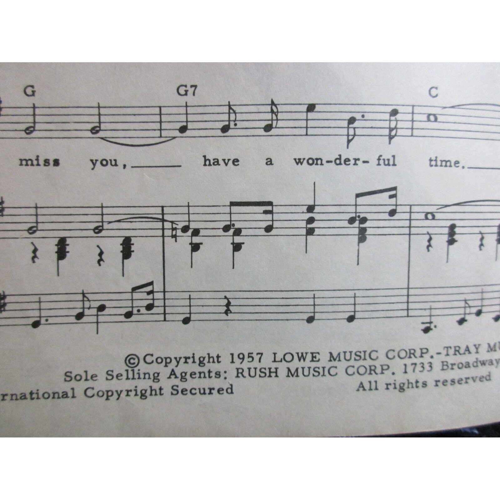 Remember You're Mine - Pat Boone Sheet Music for Piano Lyrics Guitar ...