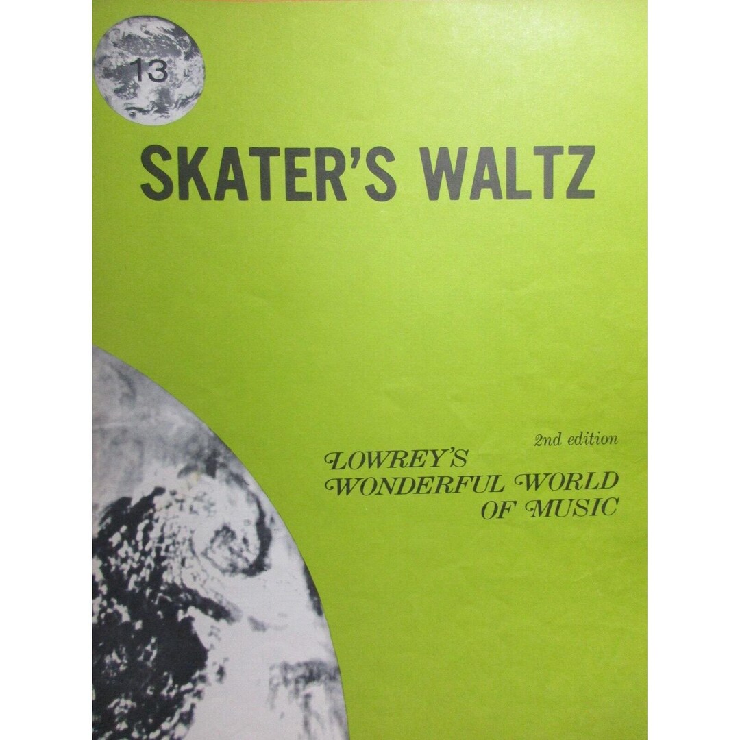 Skater's Waltz - Organ Sheet Music From Lowrey Music Key of C #13 - Etsy
