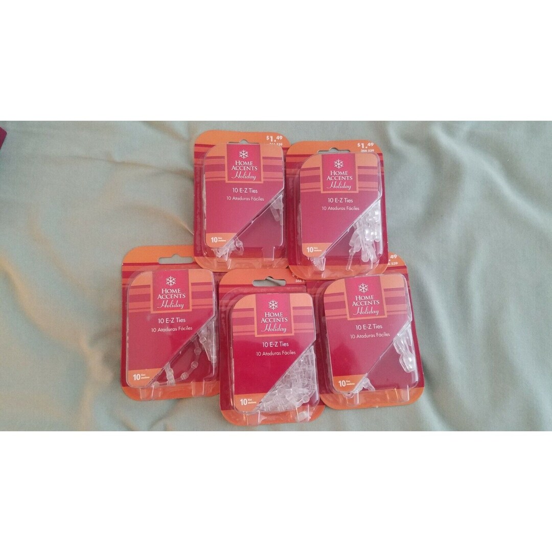 Bundle of 5 Pack E Z Ties, 10 per Pack - Etsy