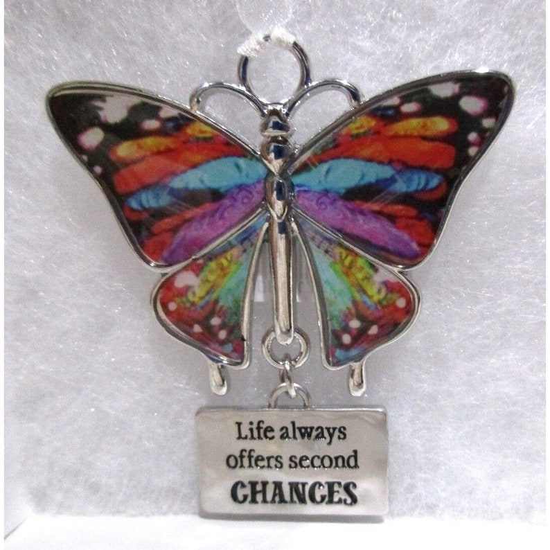 Ganz E7 Home Garden of Wishes Butterfly Medallion Pendant Necklace ...