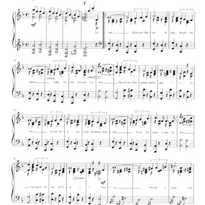 La Mer by Charles Trenet - Digital Sheet Music and Vocal - Key of F - Etsy