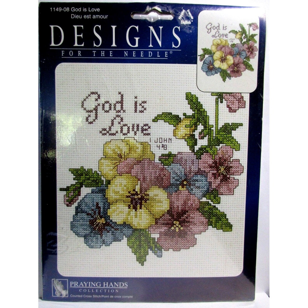 Janlynn Designs for the Needle Counted Cross Stitch Kit - God is Love ...