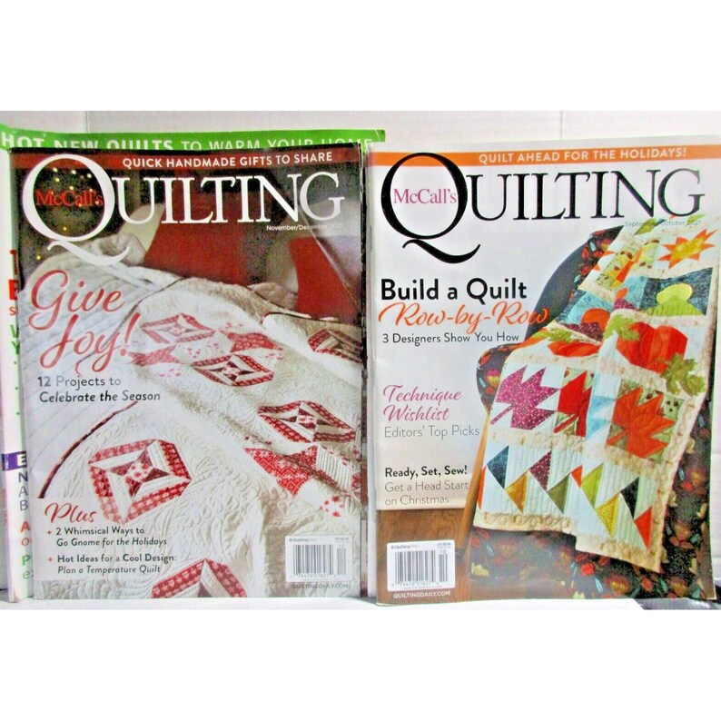 Lot of 6 - Mccalls Quilting: the Best of American Quilting 2021 ...