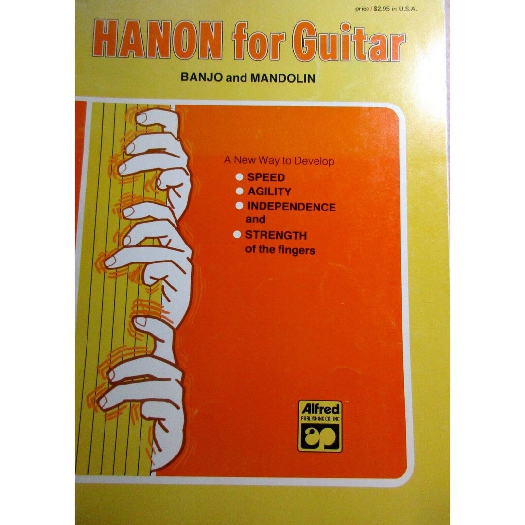 Guitar - Hanon for Guitar Banjo and Mandolin Alfred Music 1960 - Etsy