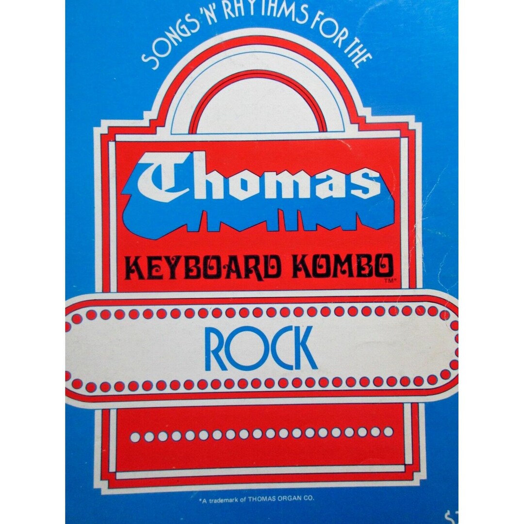 Songs 'N' Rhythms for the Thomas Keyboard Kombo - Rock - 1975 Easy Play ...