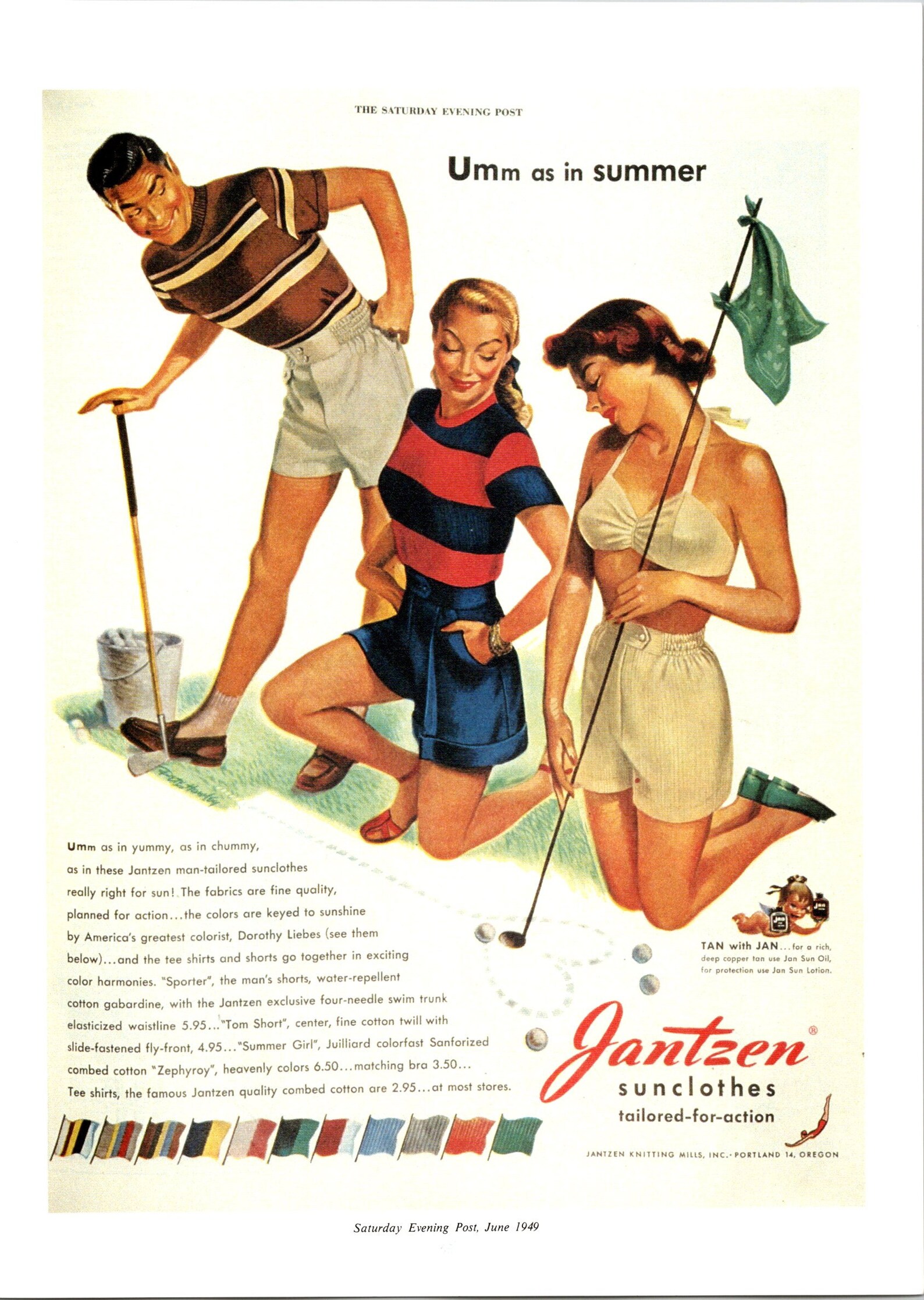 Jantzen Sunclothes Poster - Digital Download Advertisement From ...