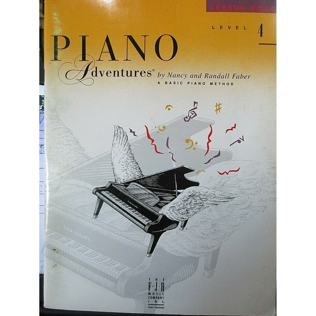 Piano Adventures Level 4 Method Lesson Book by Nancy and Randall Faber ...