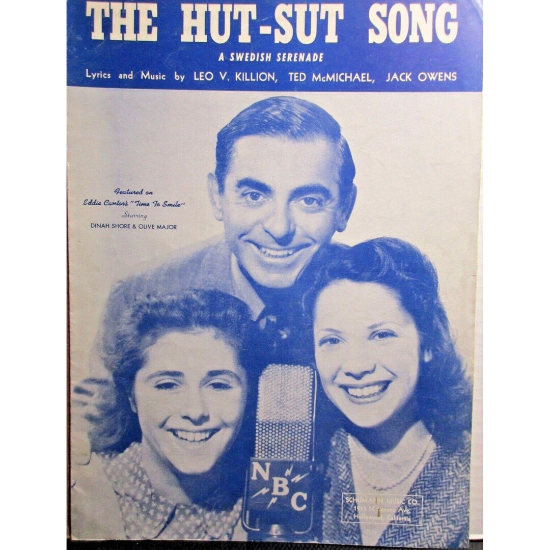 Sheet Music 1941 - the Hut-sut Song (A Swedish Serenade) - Schuman ...