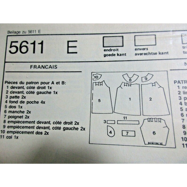 Burda Sewing Pattern 5611 Children's Coats Sizes EU92-128 - Etsy