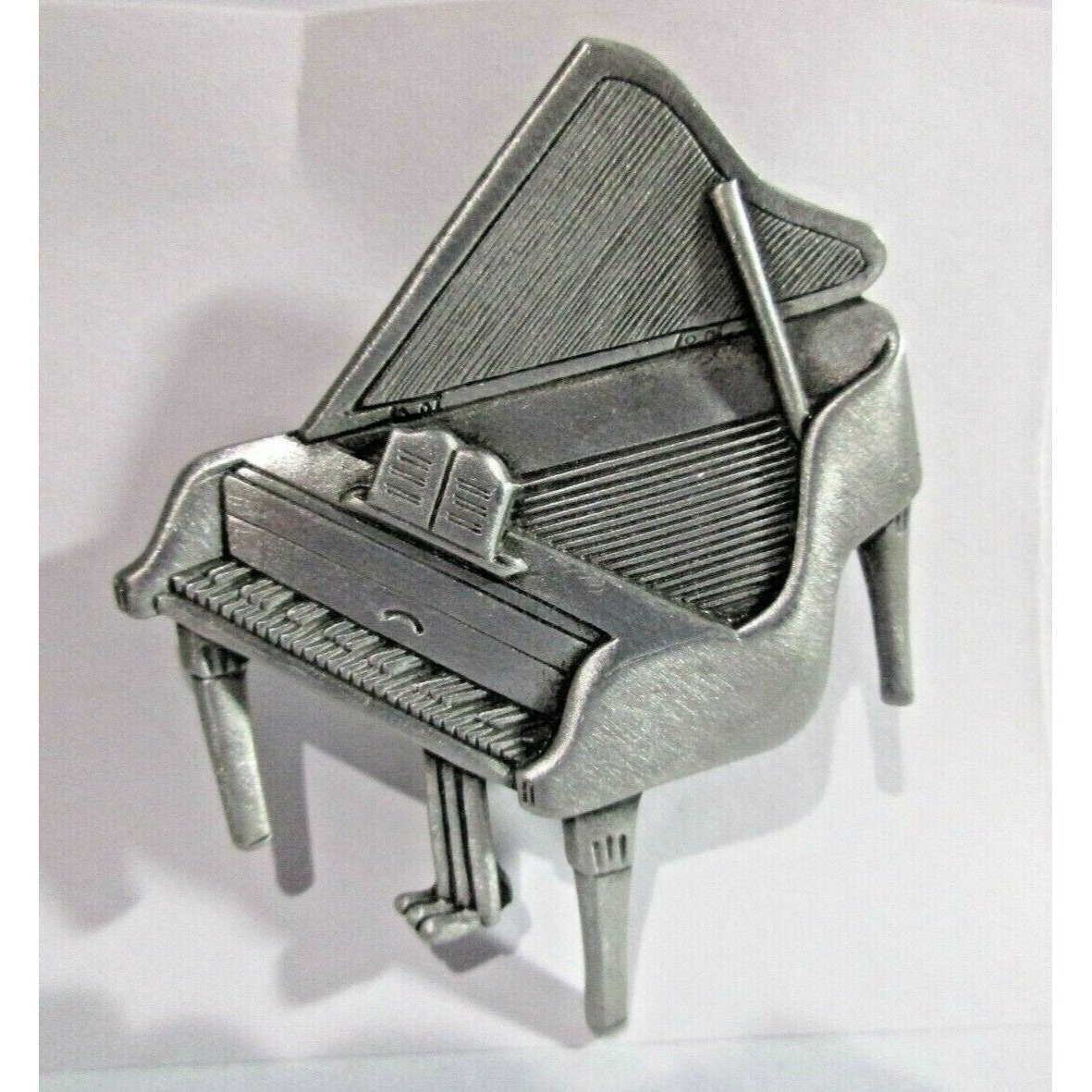 JJ Signed Pewter Grand Piano Brooch 3" X 3" Jonette Jewelry Vintage - Etsy