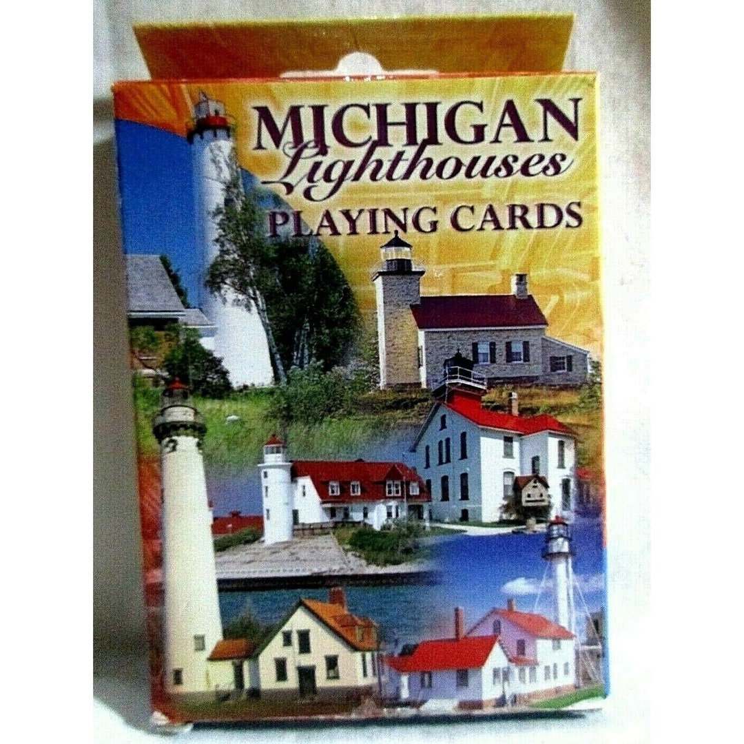 Michigan Lighthouses Playing Cards Souvenir Pack Made in USA - Etsy