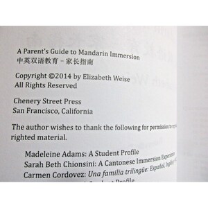 Mandarin - A Parent's Guide to Mandarin Immersion - Elizabeth Weise ...