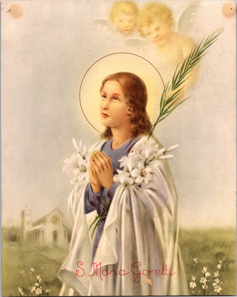 St. Maria Goretti Virgin Martyr Digital Download Catholic Religious ...