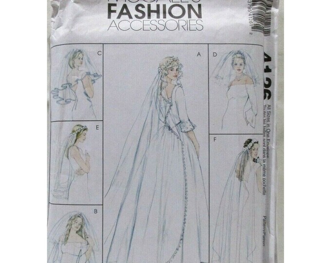 Mccalls Pattern 4126 All Sizes 6 Bridal Veils Uncut 2003 - Etsy