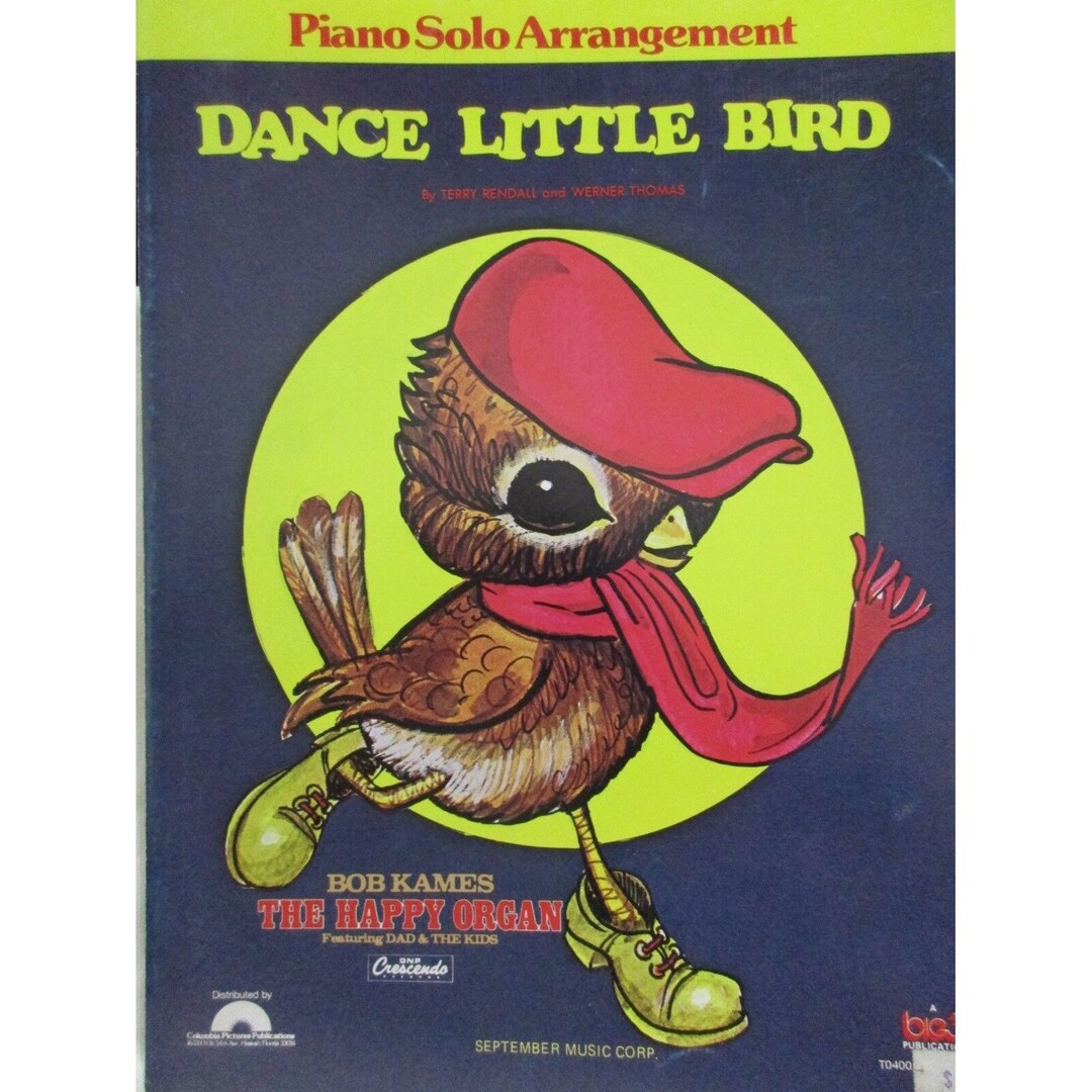 Dance Little Bird (the Chicken Dance) Vintage Piano Solo Sheet Music ...