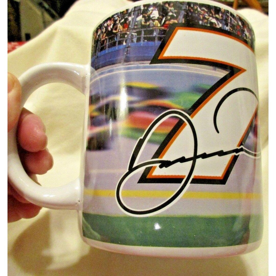 Danica Patrick Ex Large Coffee Mug Cup Signature 5" T X 4.5" W Heavy Wt ...
