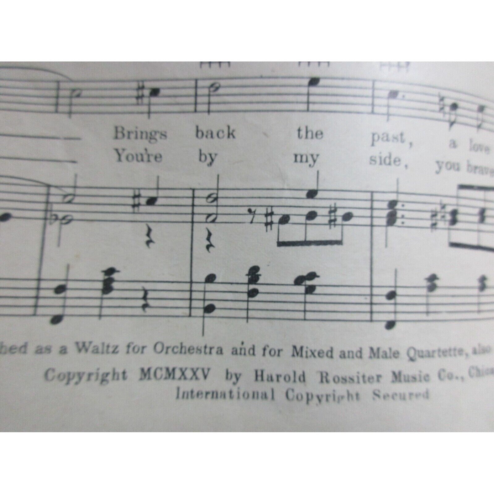 Let Us Waltz as We Say "goodbye" - 1925 Harold Rossiter Music Co ...