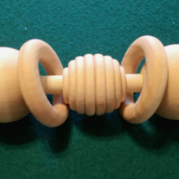 Wooden Baby Rattle - Etsy