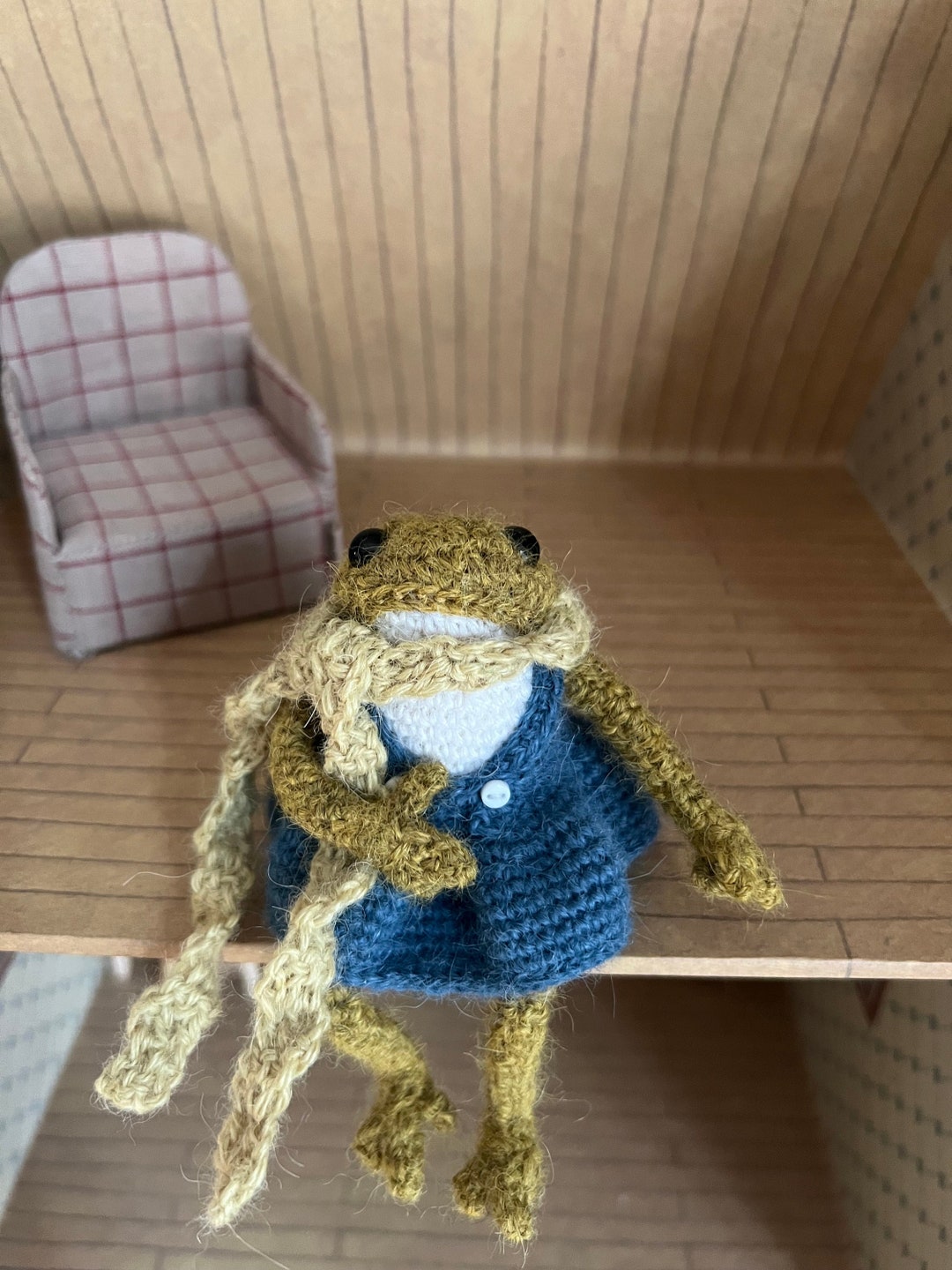 Knitted/crocheted Frog Toad Posable Tik Tok Inspired - Etsy