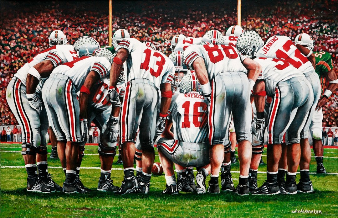 OSU Art Print '4th & 14' - Etsy