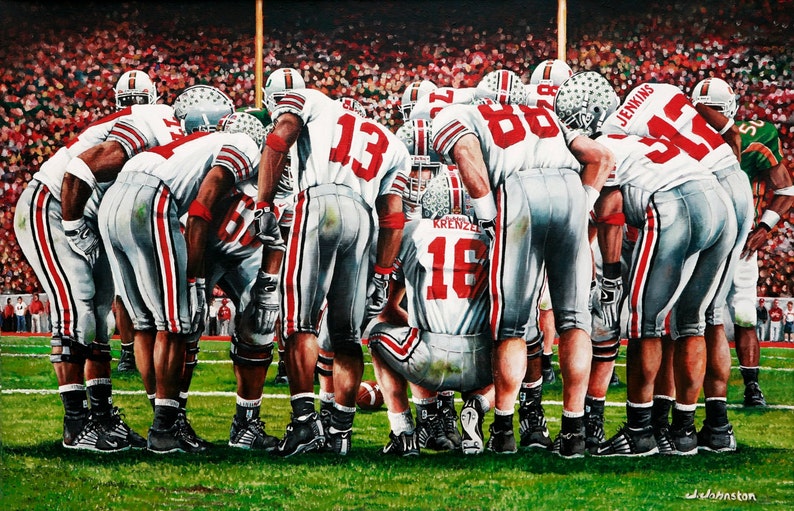 OSU Art Print '4th & 14' - Etsy