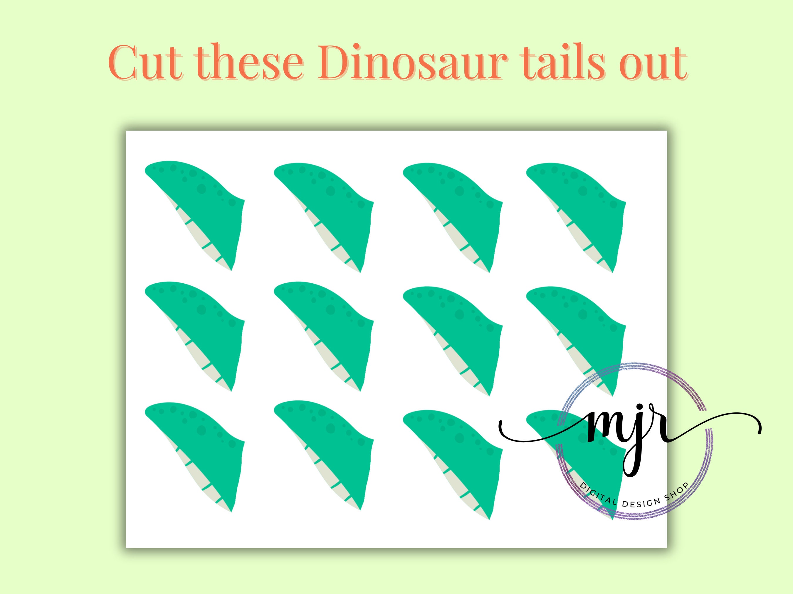 Pin the Tail on the Dinosaur Game Printable Kids Birthday Party ...