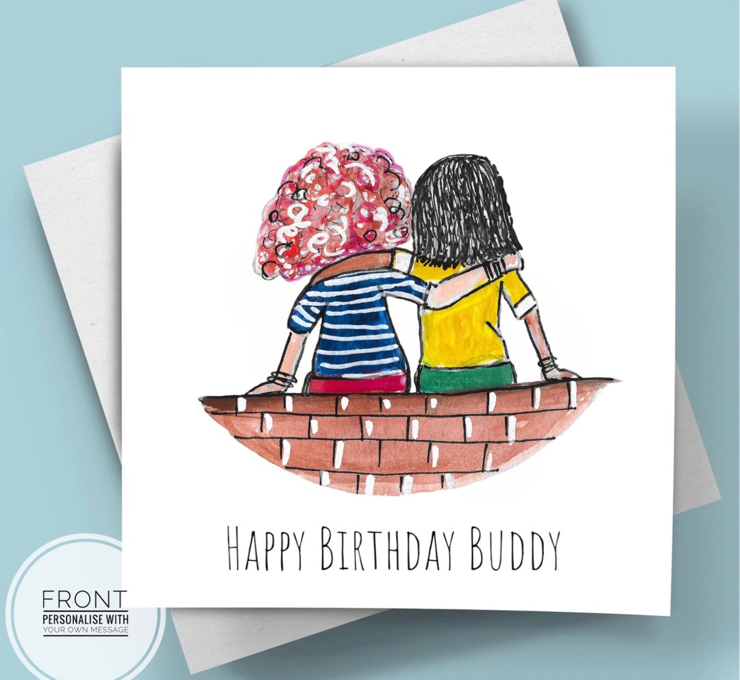 Personalised Best Friend Birthday Card, Best Friend Forever Card, Happy ...