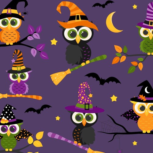Halloween Clipart Halloween Owls Owl Clipart Fall | Etsy