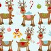 Reindeer Clipart Christmas Clipart Rudolph Red Nosed | Etsy